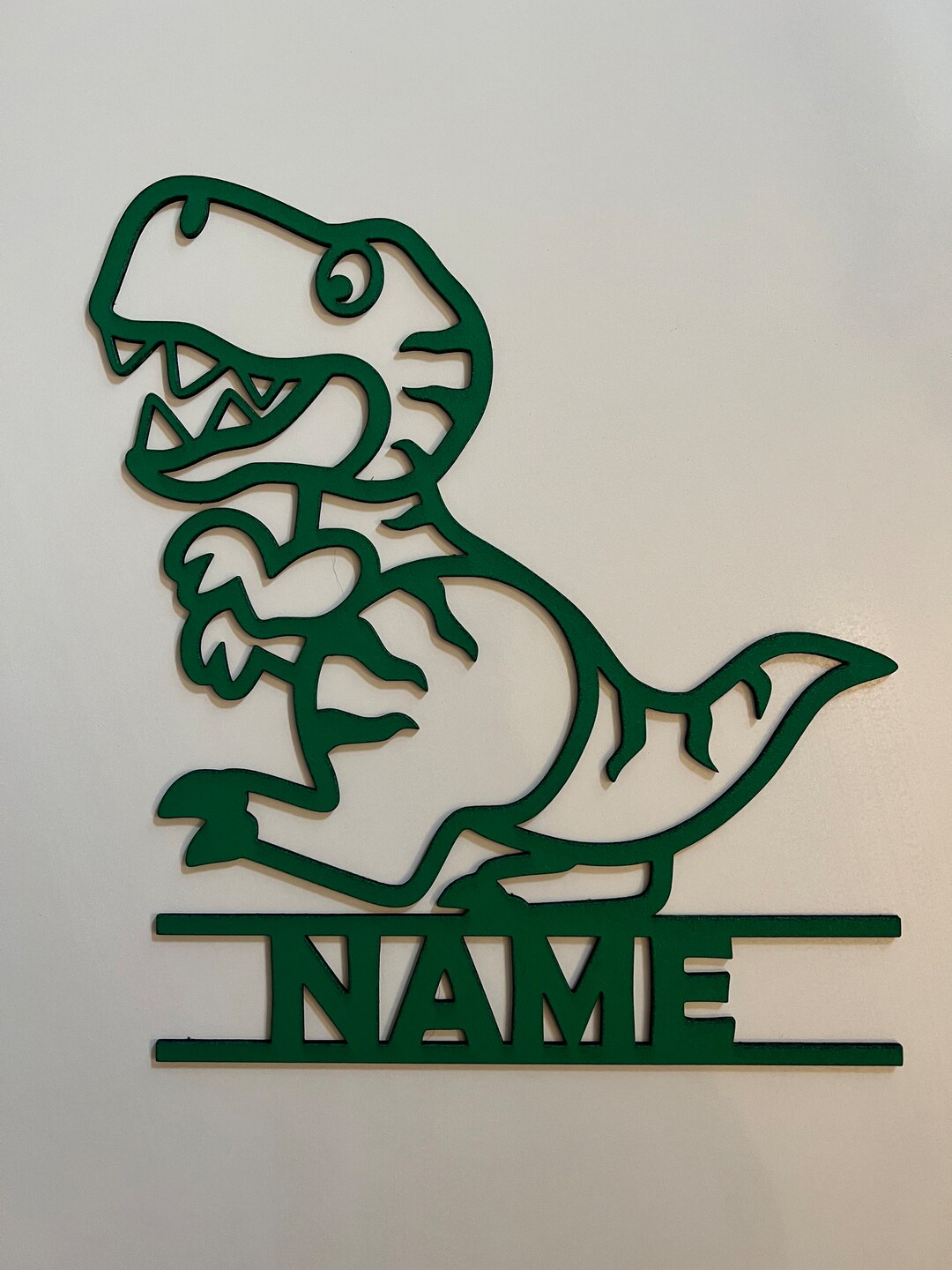 Dinosaur Door Sign, Gift for Dino Fans, Children's Room, Personalized ...