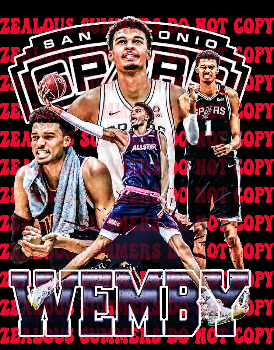 Wemby, Wembanyama, PNG, DTF - Etsy