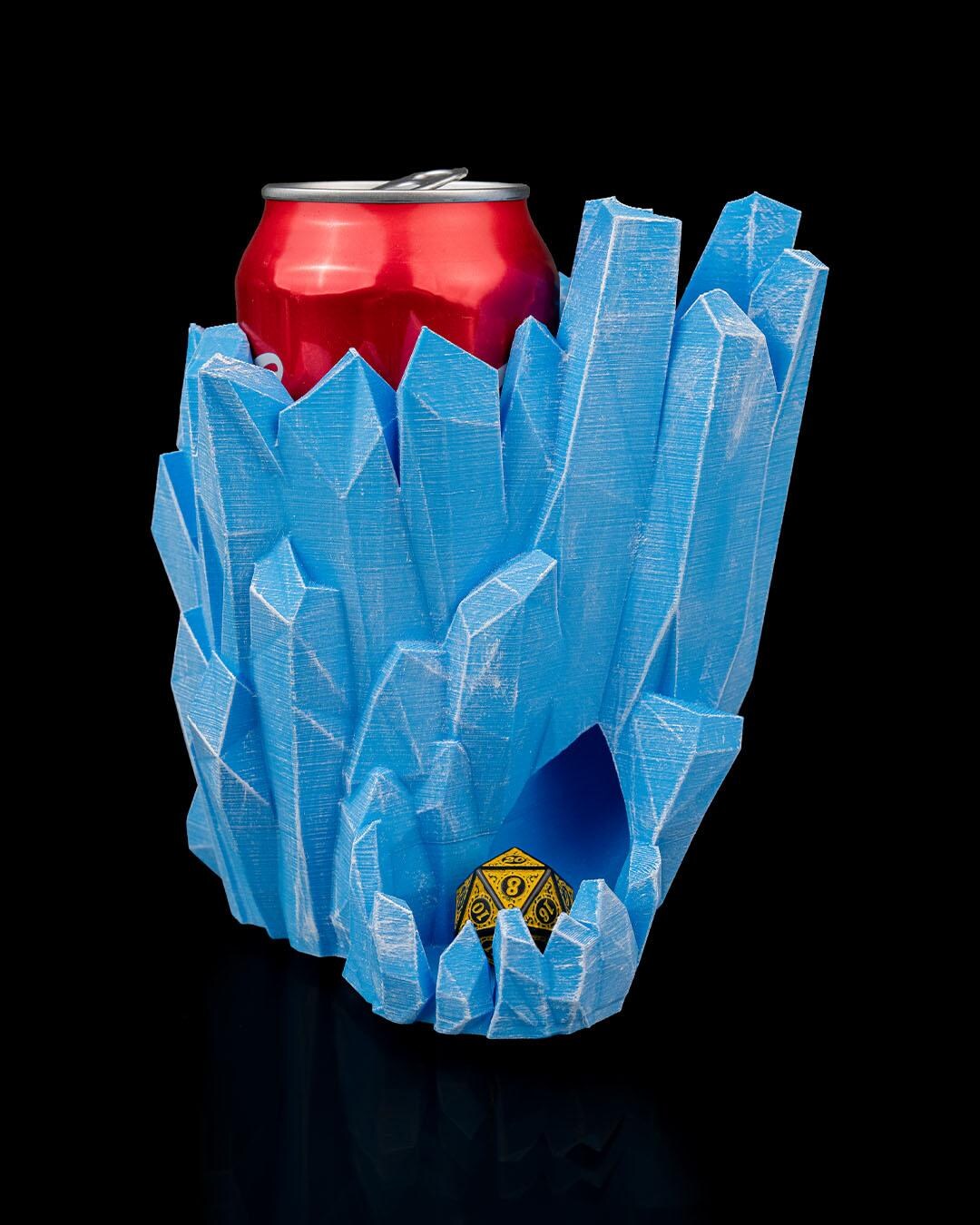 Frostbite Shard Can Holder Dice Tower for RPG D D - Ice-themed Cup ...
