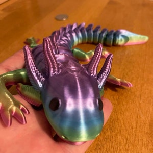 Large Magic Axolotl Articulating - Etsy