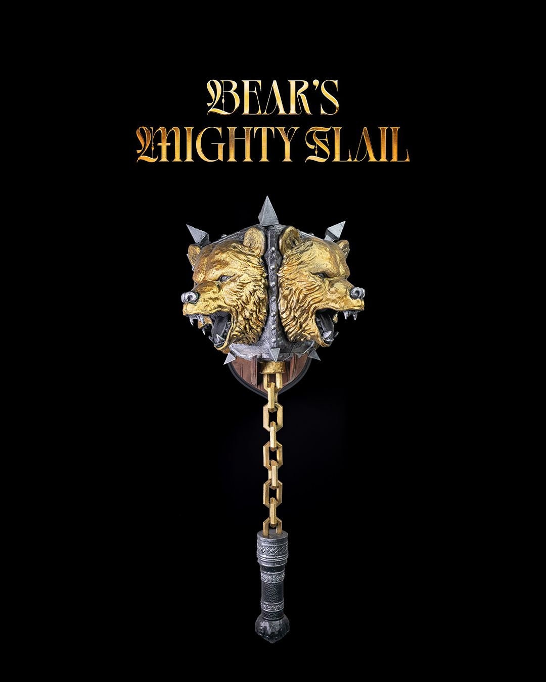 Life Size Bears Mighty Flail: A Cosplay Magic Weapon Prop for Dnd RPG ...