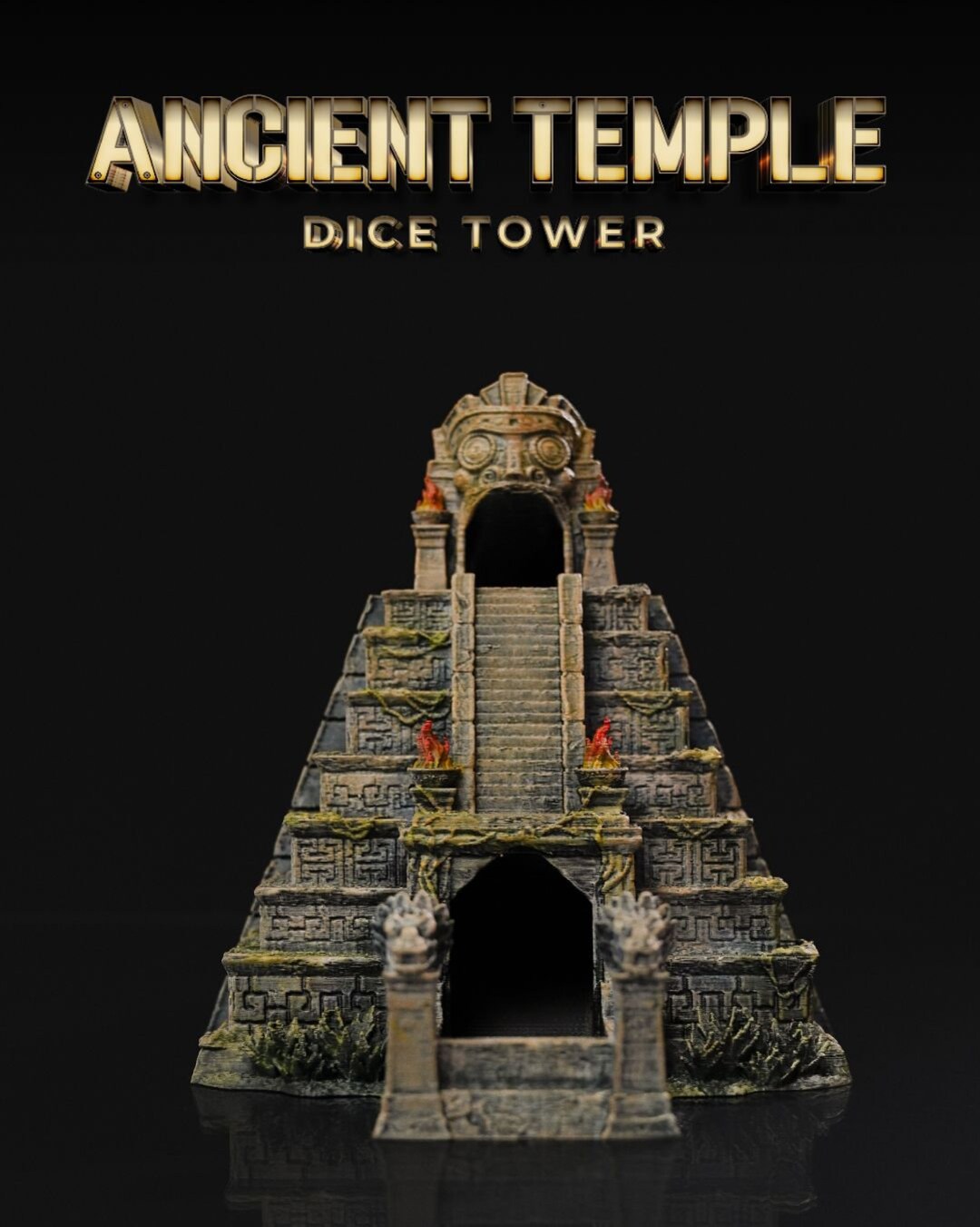 Ancient Temple Dice Tower - Unpainted - Immerse Yourself in Historical ...