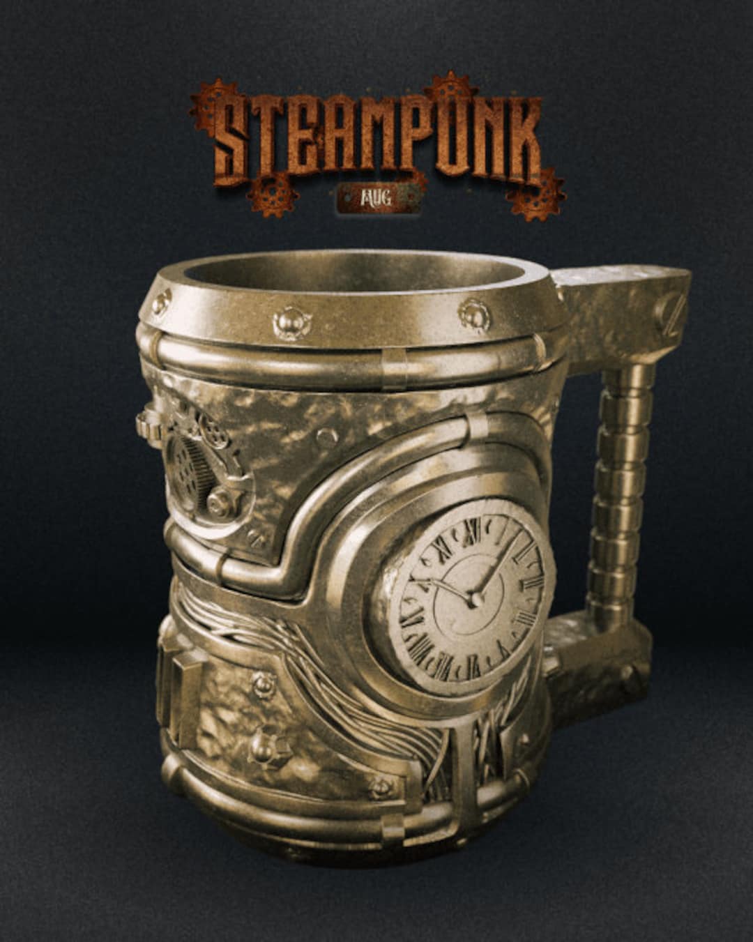 Steampunk Soda Mug | Sifi Dungeon Master Gift - Etsy
