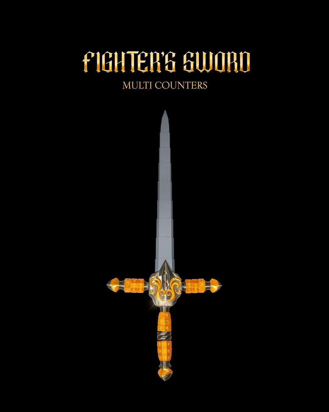 Warrior's Sword Multi Counters RPG Accessory Set for Chess, Dnd, and ...