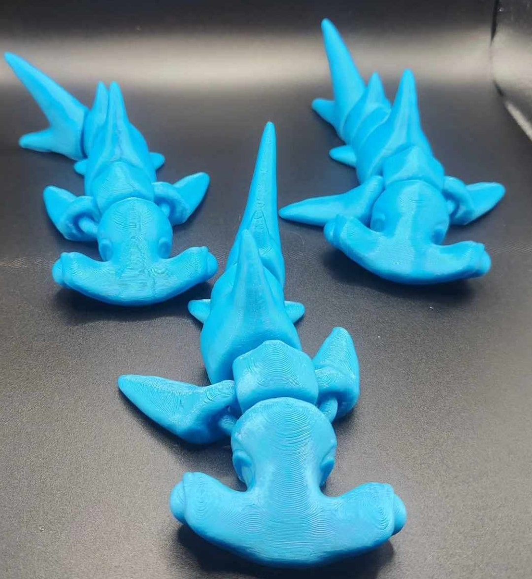 Hammer Head Shark Fidget Toy-3d Printed and Articulating by ...