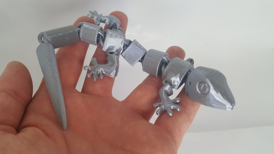 Mini Flexi Geko | Articulating Lizard | 3d Printed Lizard| Fidget Toy ...