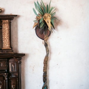 Druid Quarterstaff: Raven Armory RPG Staff Magic Item for Dnd Cosplay ...