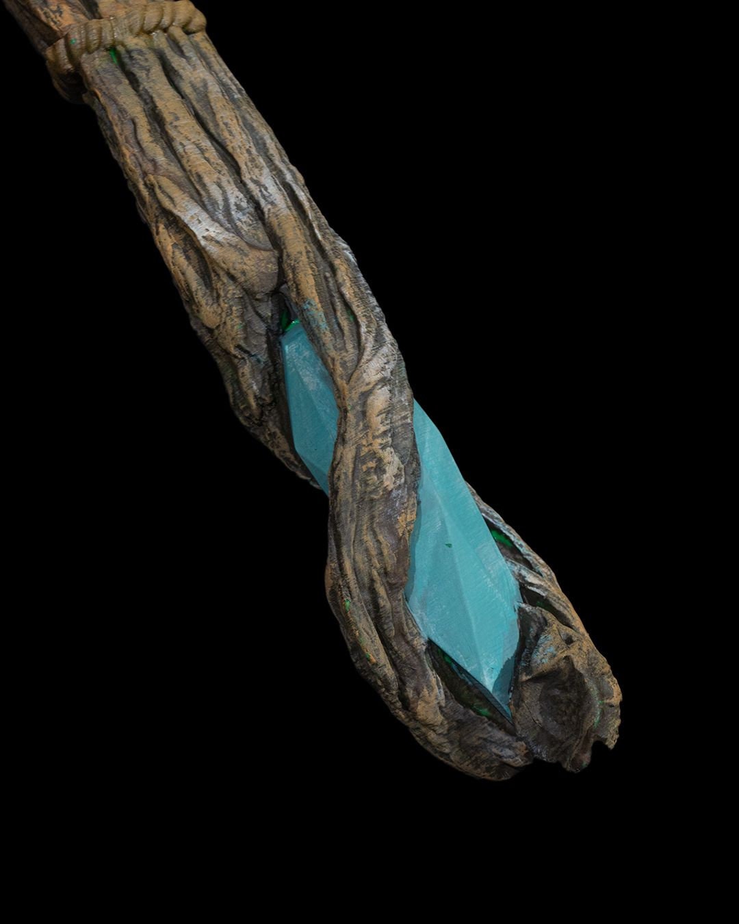 Druid Quarterstaff: Raven Armory RPG Staff Magic Item for Dnd Cosplay ...