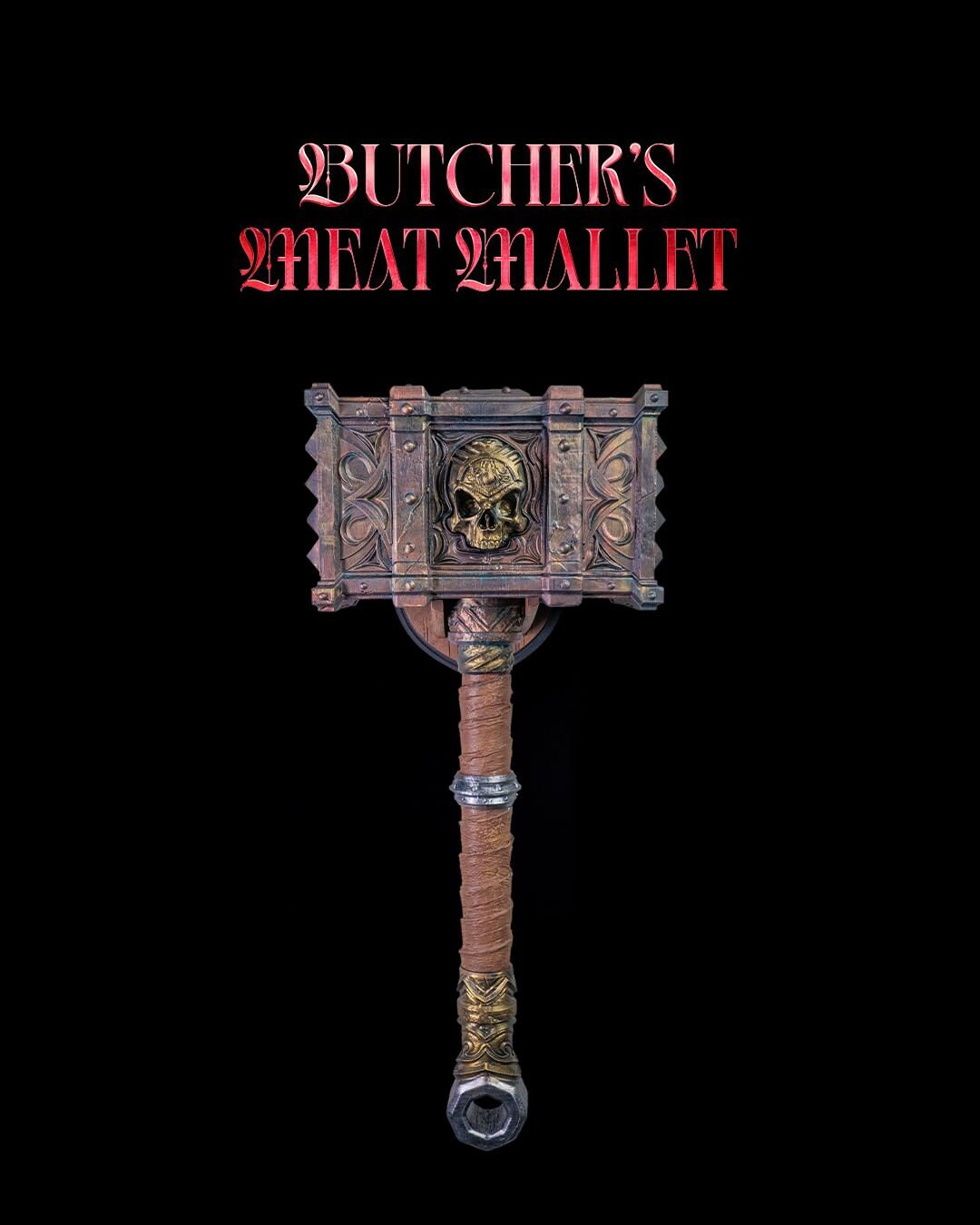 Life Size Butcher's Meat Mallet Hammer Armory RPG Cosplay Magic Item ...