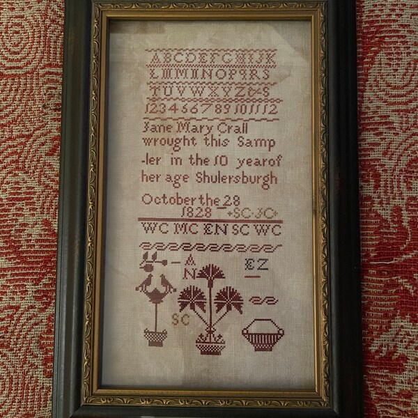 Reproduction Sampler - Etsy