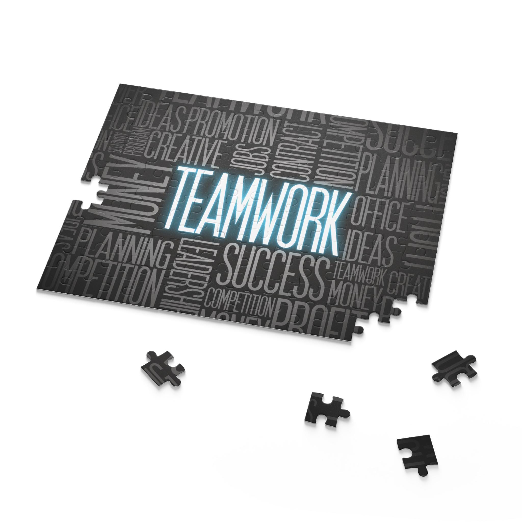 Teamwork Jigsaw Puzzle, Fun Activity for Game Night, Unique Gift for ...