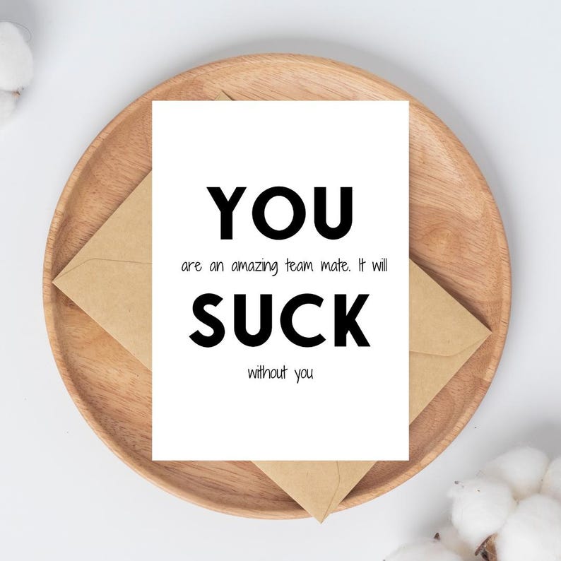 Farewell Card for Coworkers, You’re an Amazing Teammate Digital Card ...