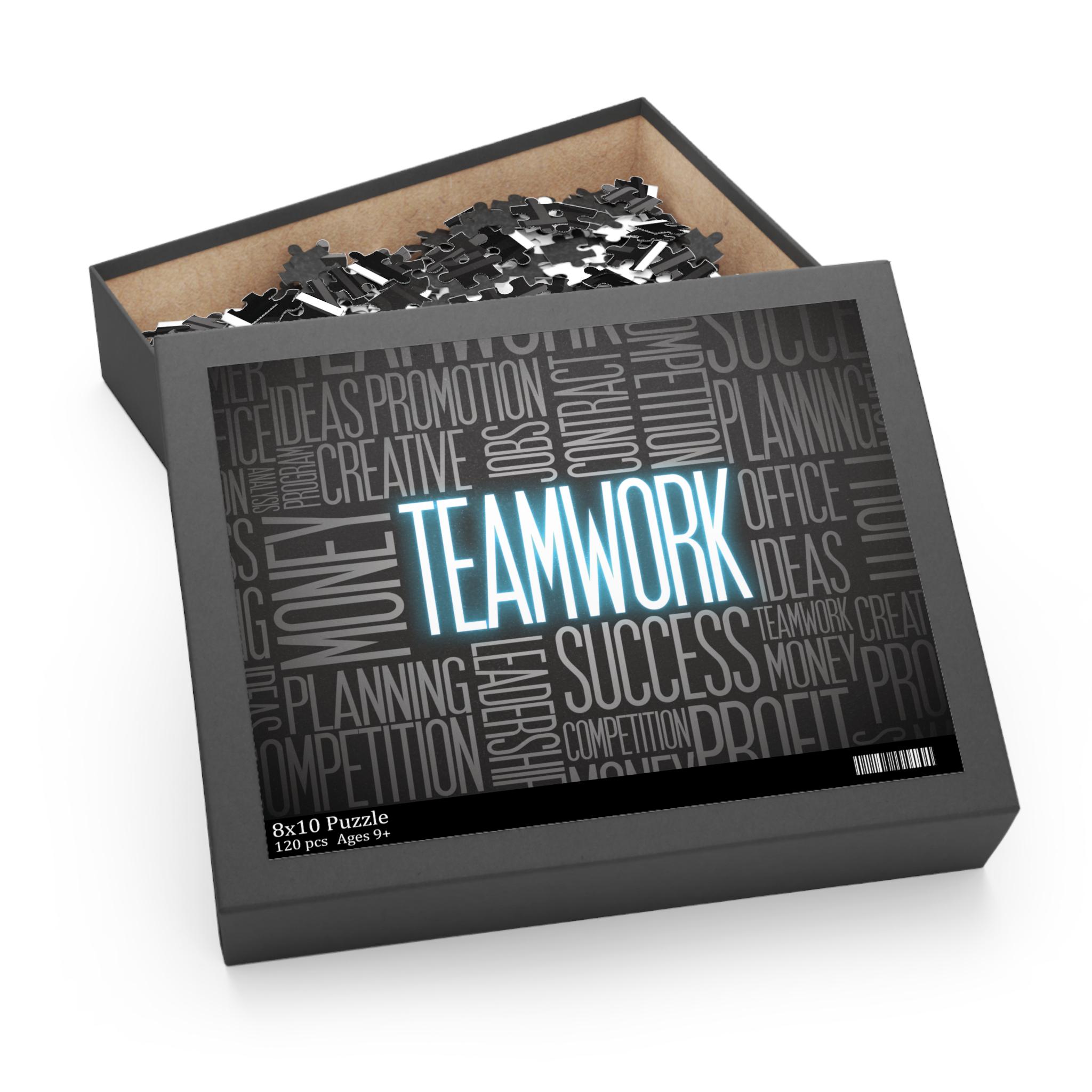 Teamwork Jigsaw Puzzle, Fun Activity for Game Night, Unique Gift for ...