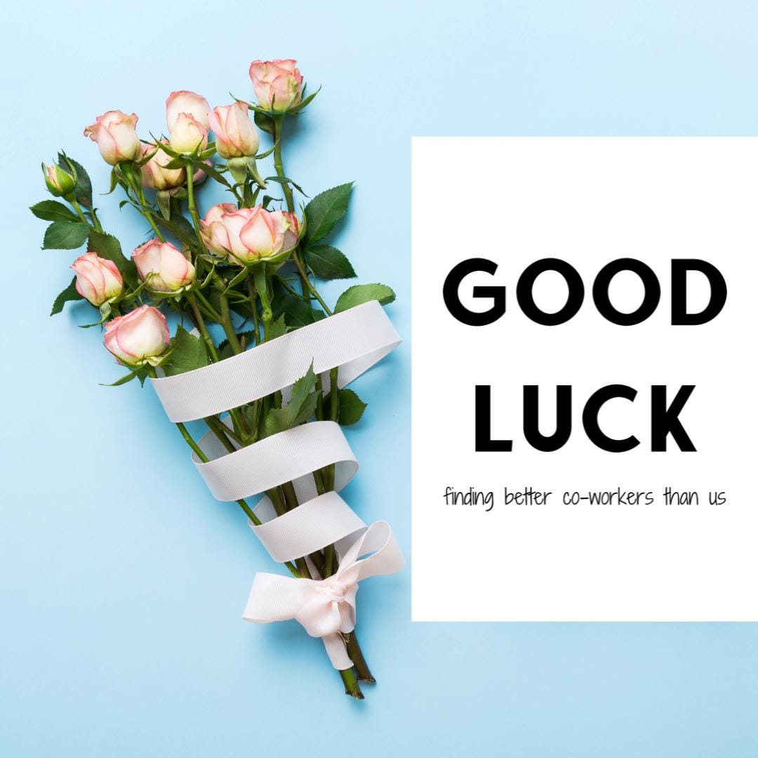 Farewell Card for Co-workers, Goodbye and Good Luck, Funny Farewell ...