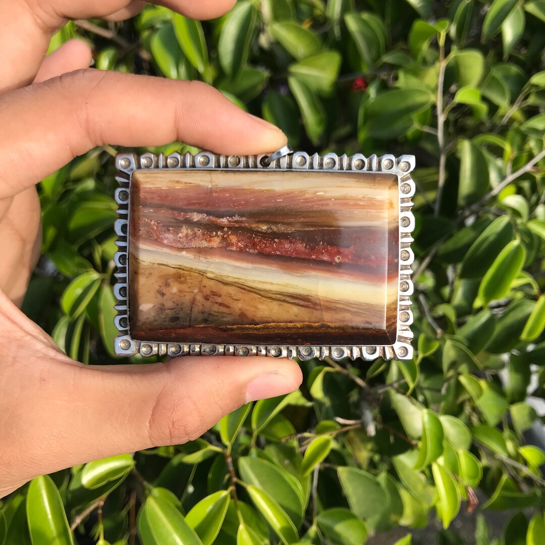 Natural Untreated Stunning Multicolor Scenic Landscape Picture Jasper ...