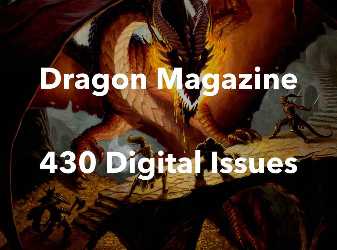 Dungeons and Dragons Magazine Digital Magazine Dungeons and - Etsy