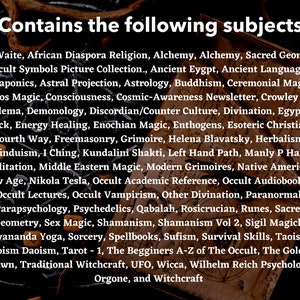 Huge Occult Book Collection 28000 Occult Books Occult Video Witchcraft ...