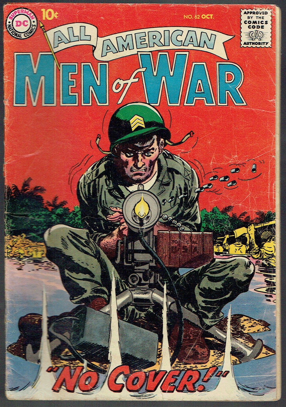 War Comics War Book Digital Comics Comics All American Men at War Comic ...