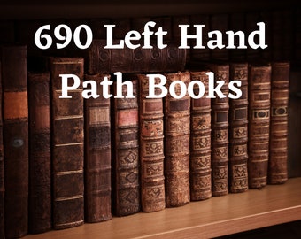 Left Hand Path Books - Etsy