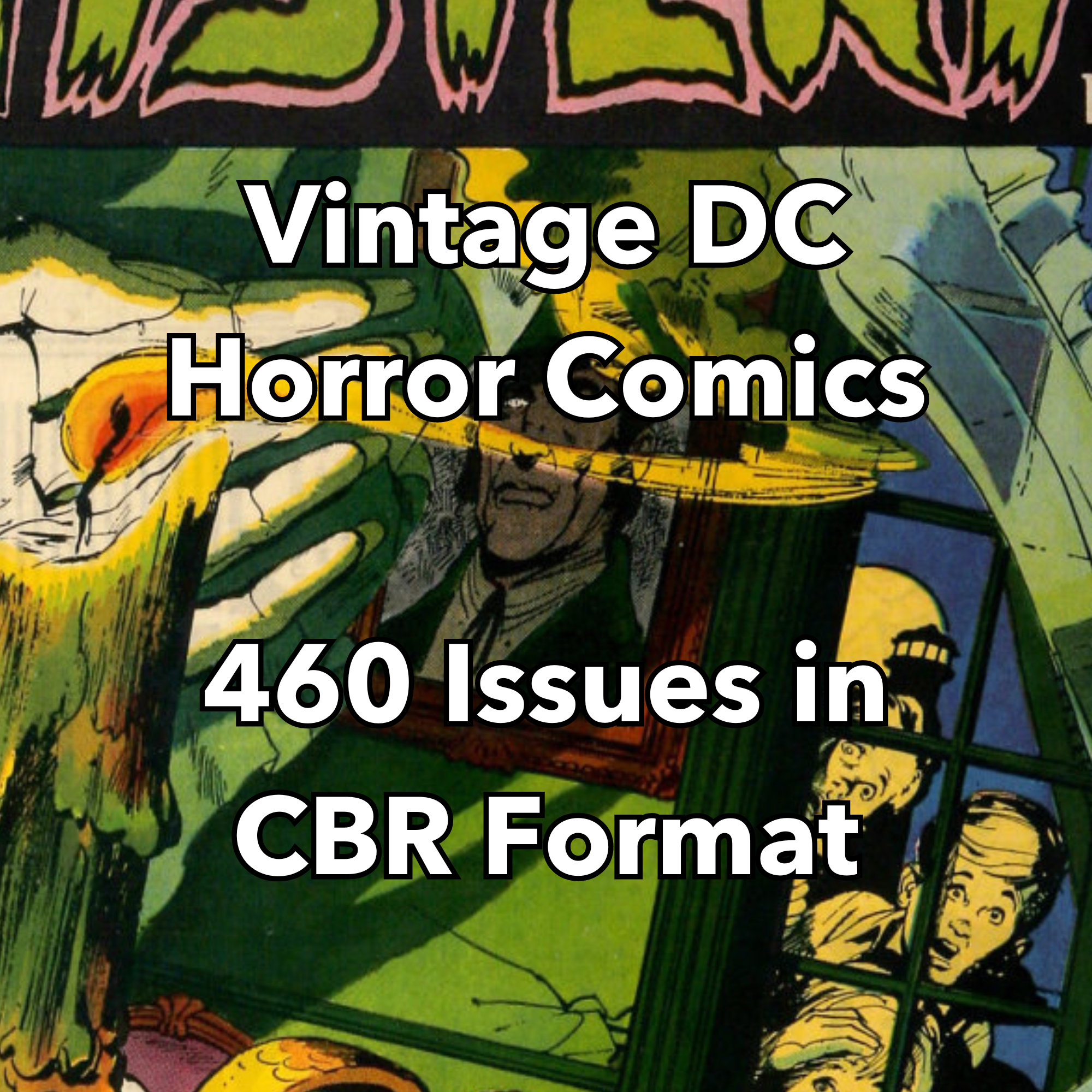 460 Vintage DC Horror Comics Cómics de terror Cómics digitales Casa del ...