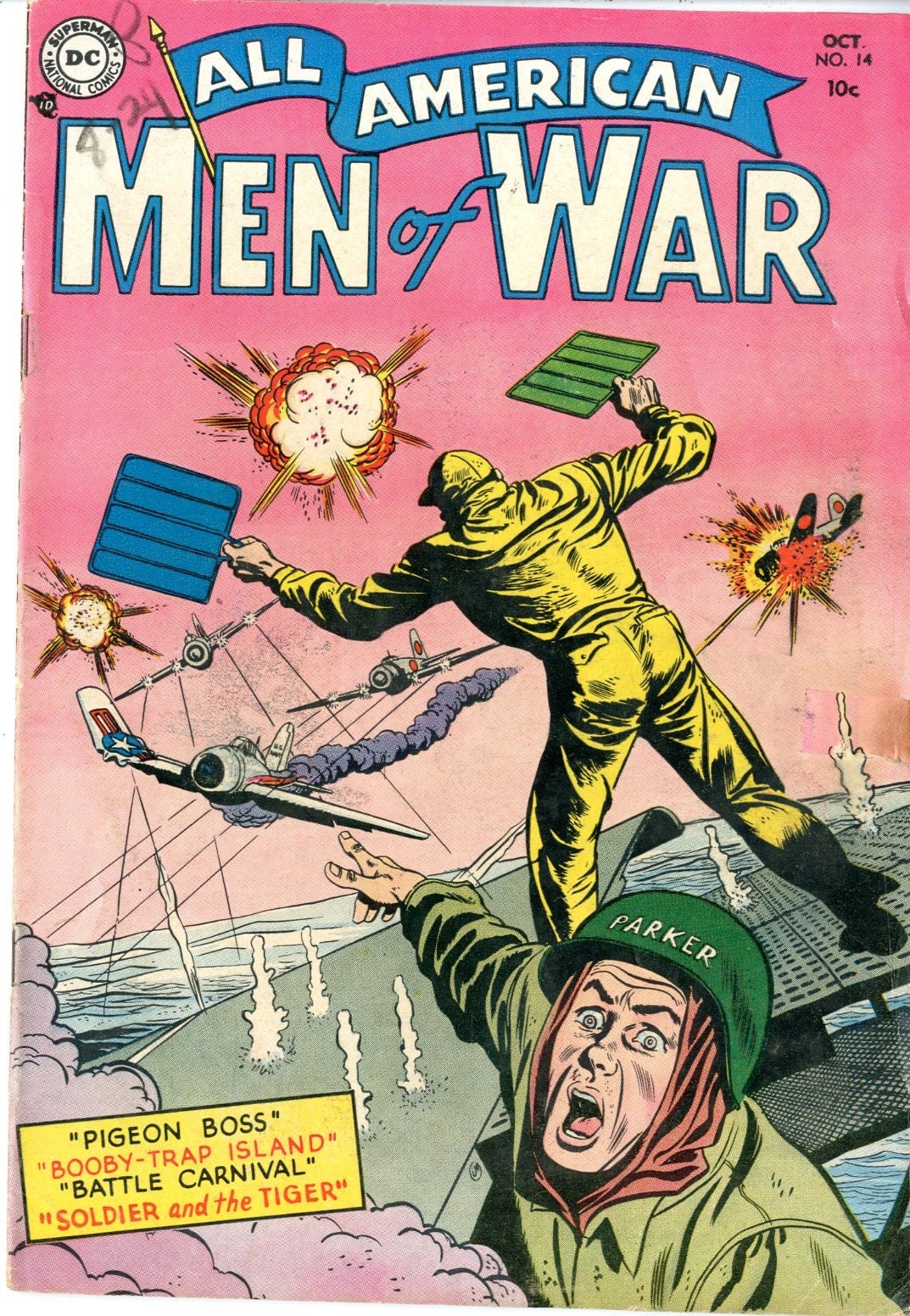 War Comics War Book Digital Comics Comics All American Men at War Comic ...