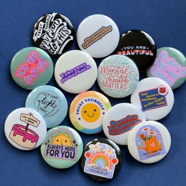 Mental Health Pin - Etsy