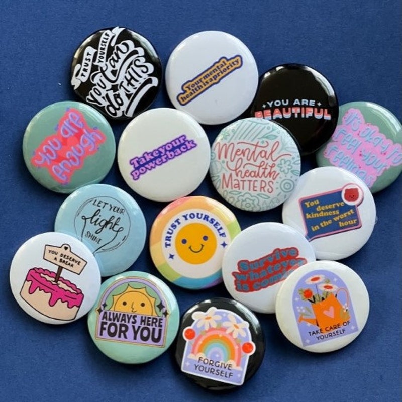 Mental Health Pin - Etsy
