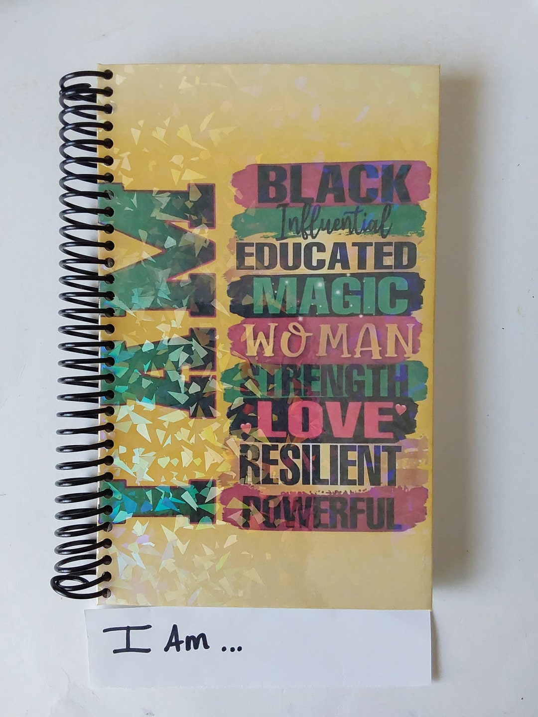 Affirmations of Strength Journals Collection/left Side Spiral Lined ...
