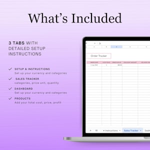 Sales Tracker Dashboard Google Sheets Spreadsheet for Small Business ...