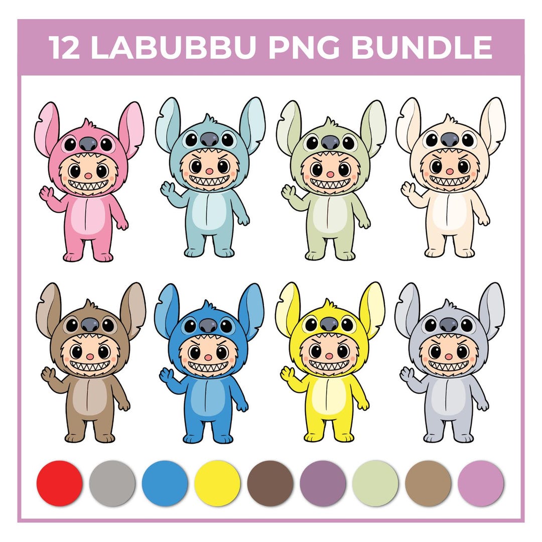 Labubu Designs Png Bundle, Labubu Clipart, Labubu PNG, Cute Labubu Png ...