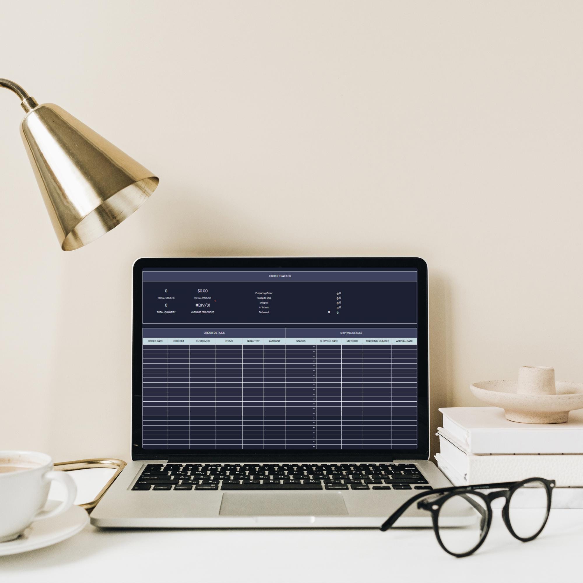 Order Tracker Google Sheet: Small Business Management Template (digital ...