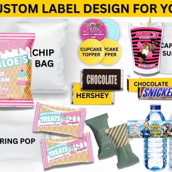Custom Chip Bags - Etsy