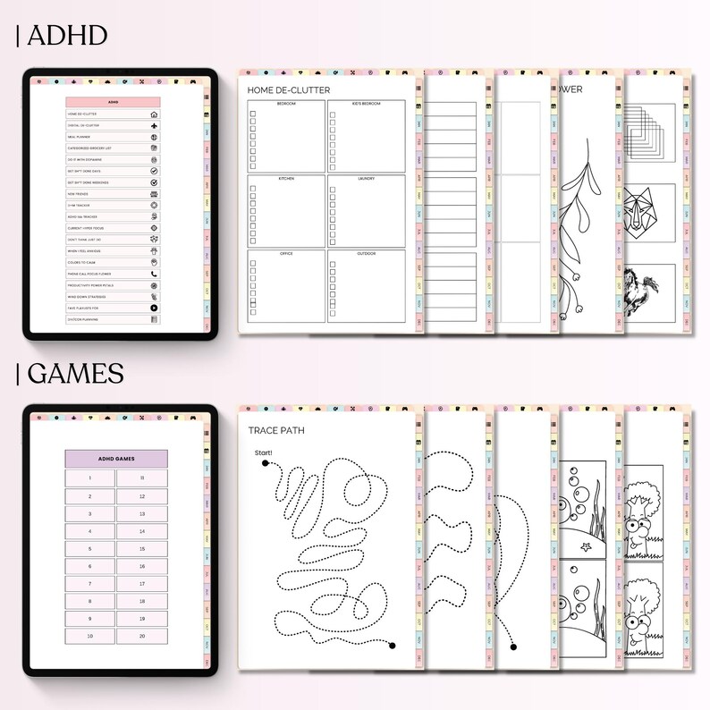 2025-2026 Digital Planner: Rainbow Theme, 17000+ Stickers (goodnotes ...