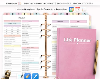 All-in-one Digital Planner 2024, 2025, 2026, Digital Planner, Digital ...