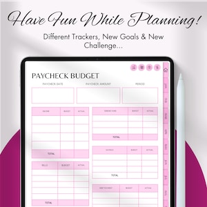 Digital Budget Planner: Finance Tracker With Stickers (goodnotes ...