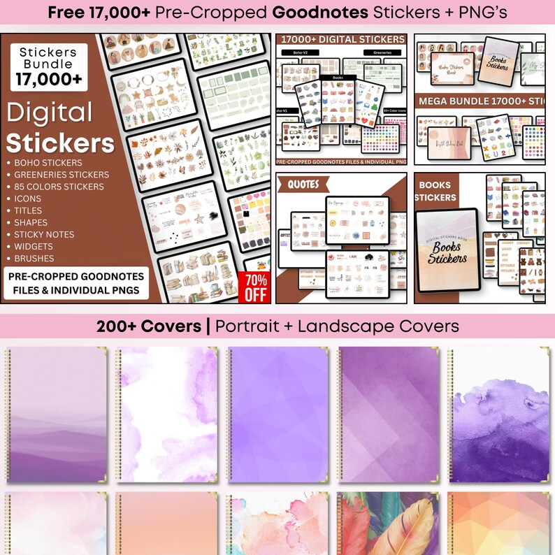 Rainbow Digital Planner 2025 2026, Goodnotes iPad Planner, Notability ...