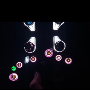 Sim Racing Wheel & Button Box 10mm Stickers - Fanatec/iracing/assetto ...