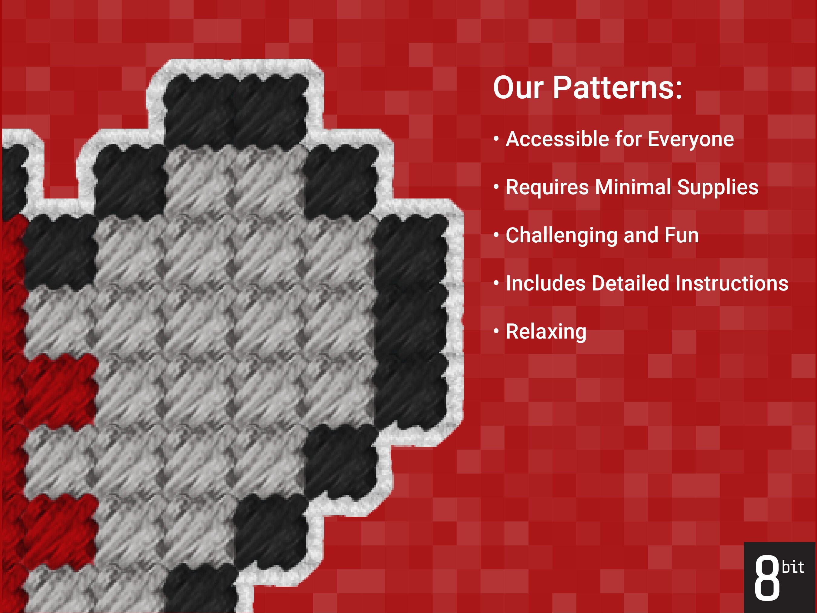 Heart Pixel Pattern for Beginners | Includes Four Variations | Great ...