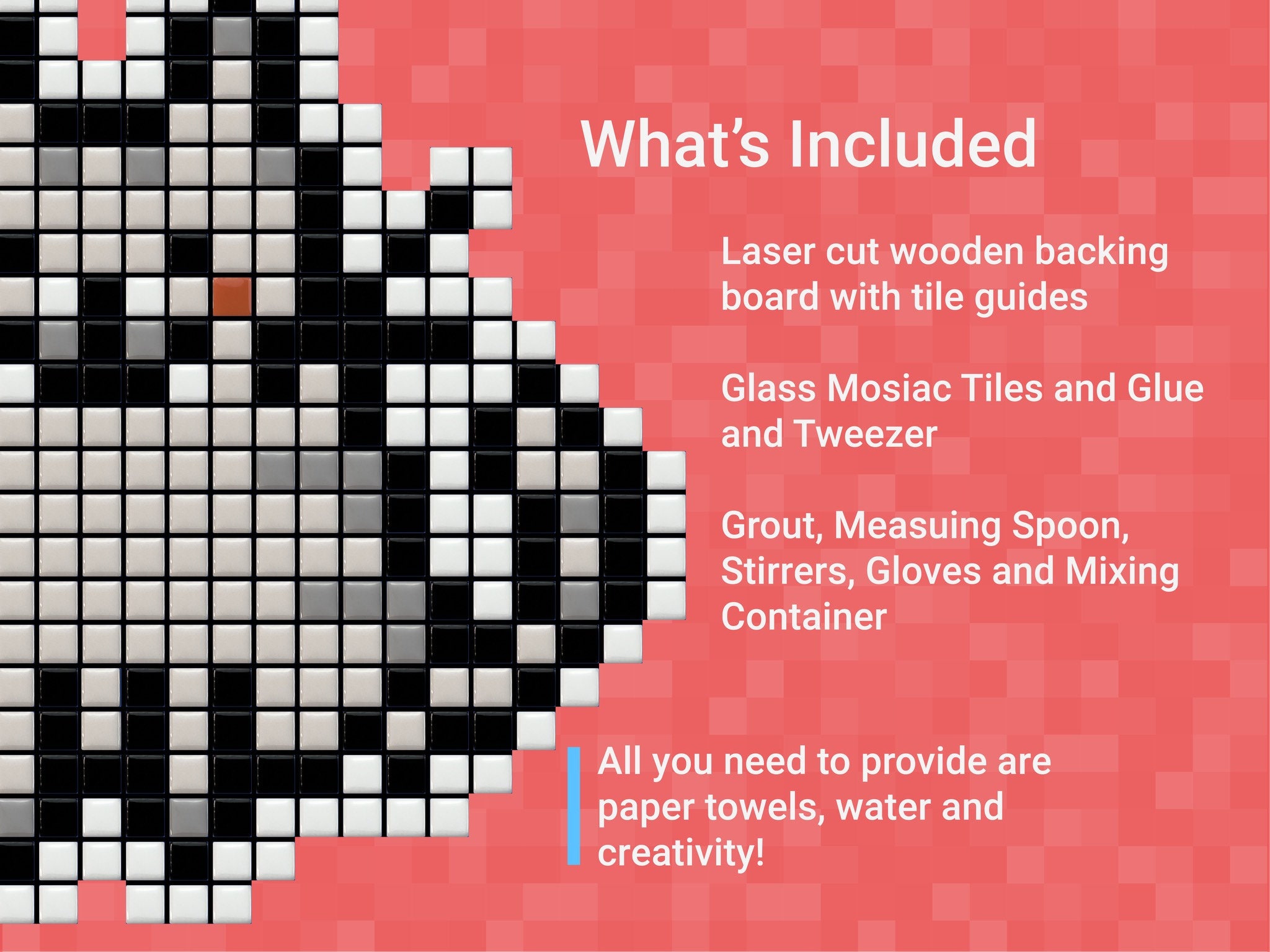 Cat Mosaic Craft Kit | Three Designs | Everything You Need | Accessible ...
