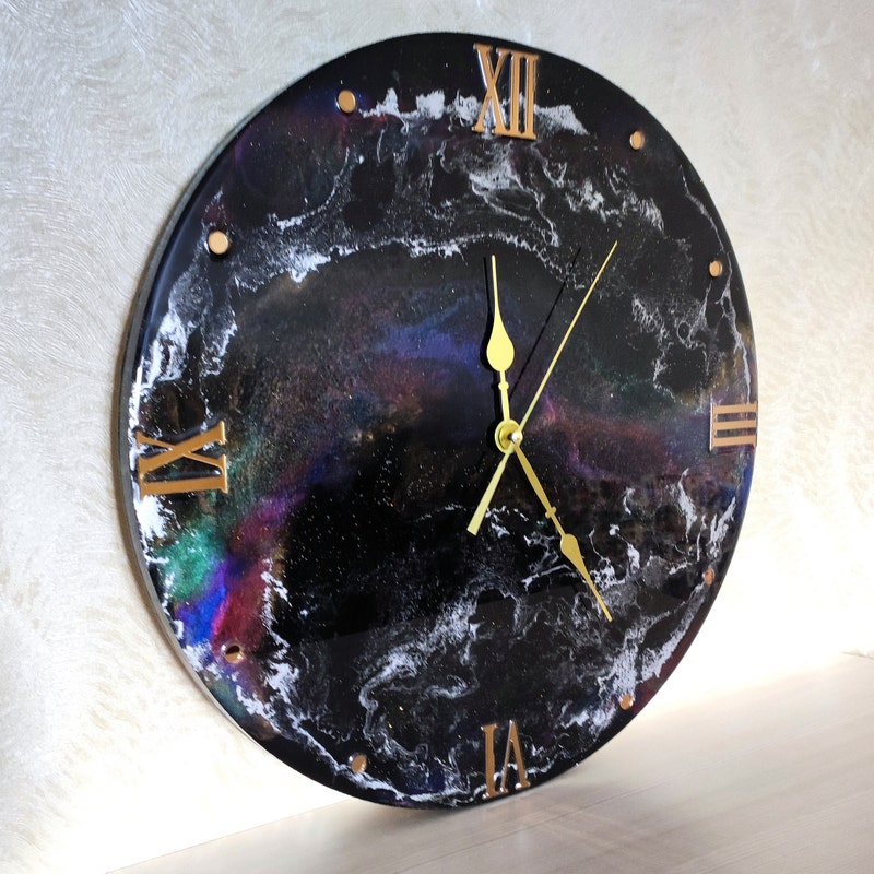 Resin Clock - Etsy