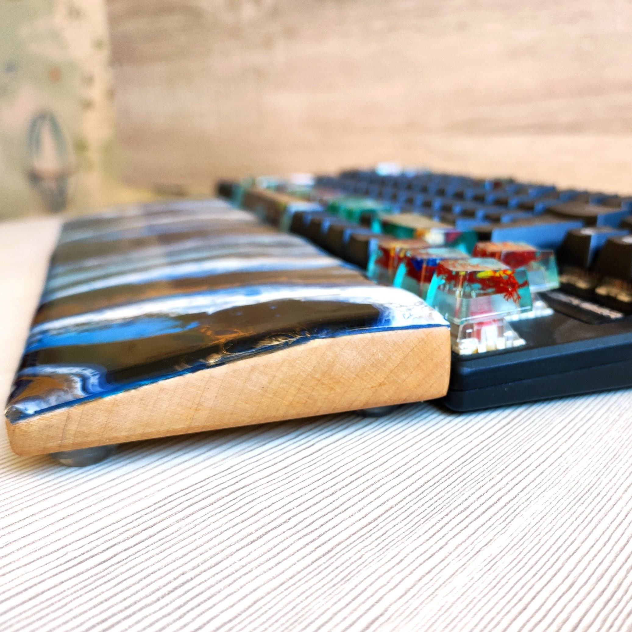 Resin Wrist Rest Compact Keyboard Wrist Rest Mechanical - Etsy