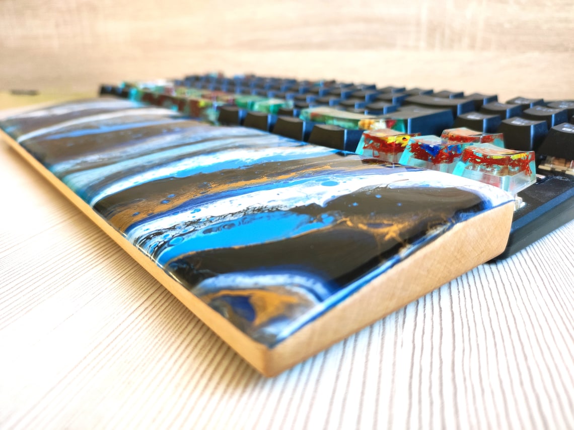 Resin Wrist Rest Compact Keyboard Wrist Rest Mechanical - Etsy