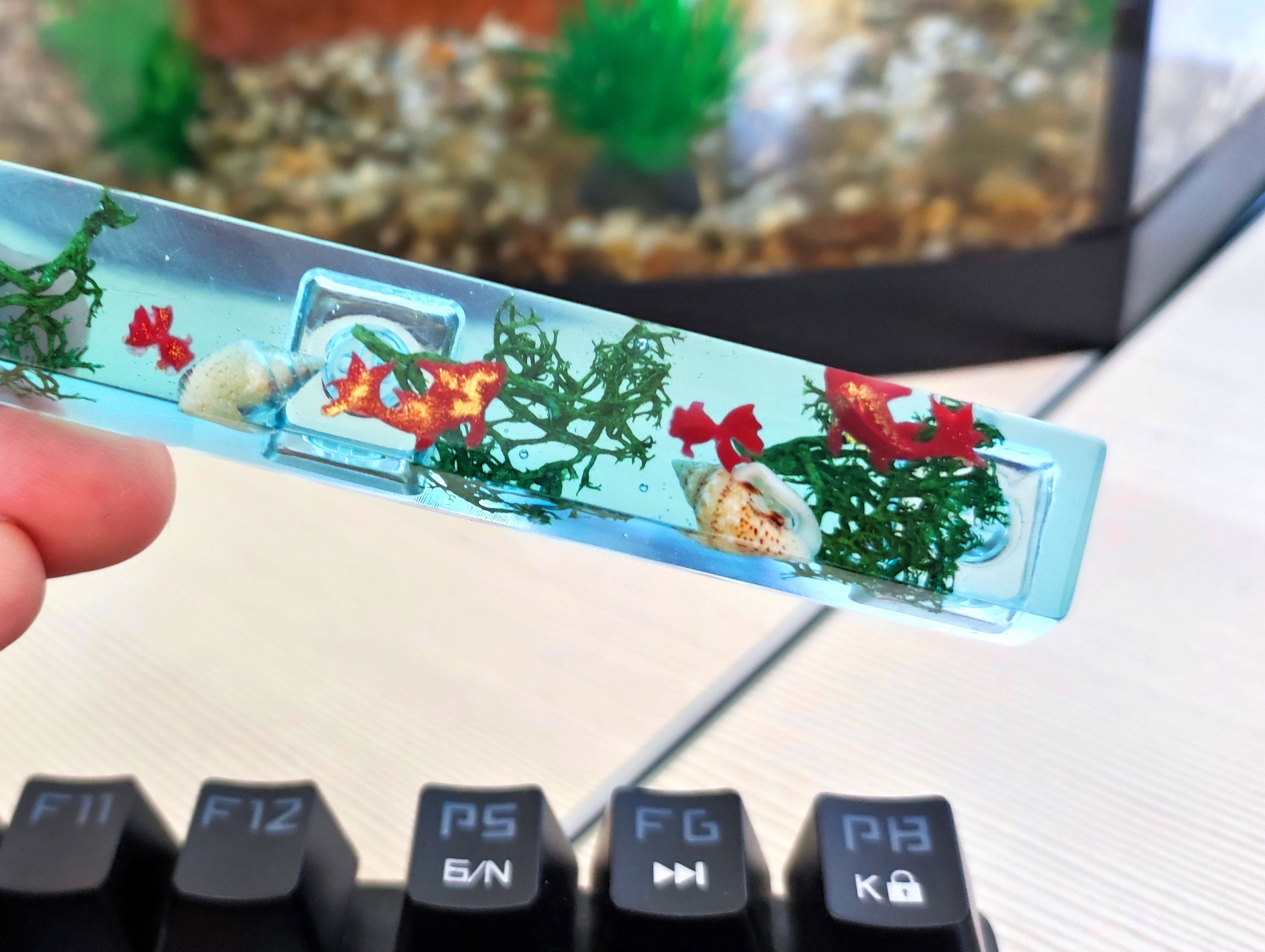 Cherry Ocean Resin Spacebar Keycap Custom Spacebar Artisan - Etsy