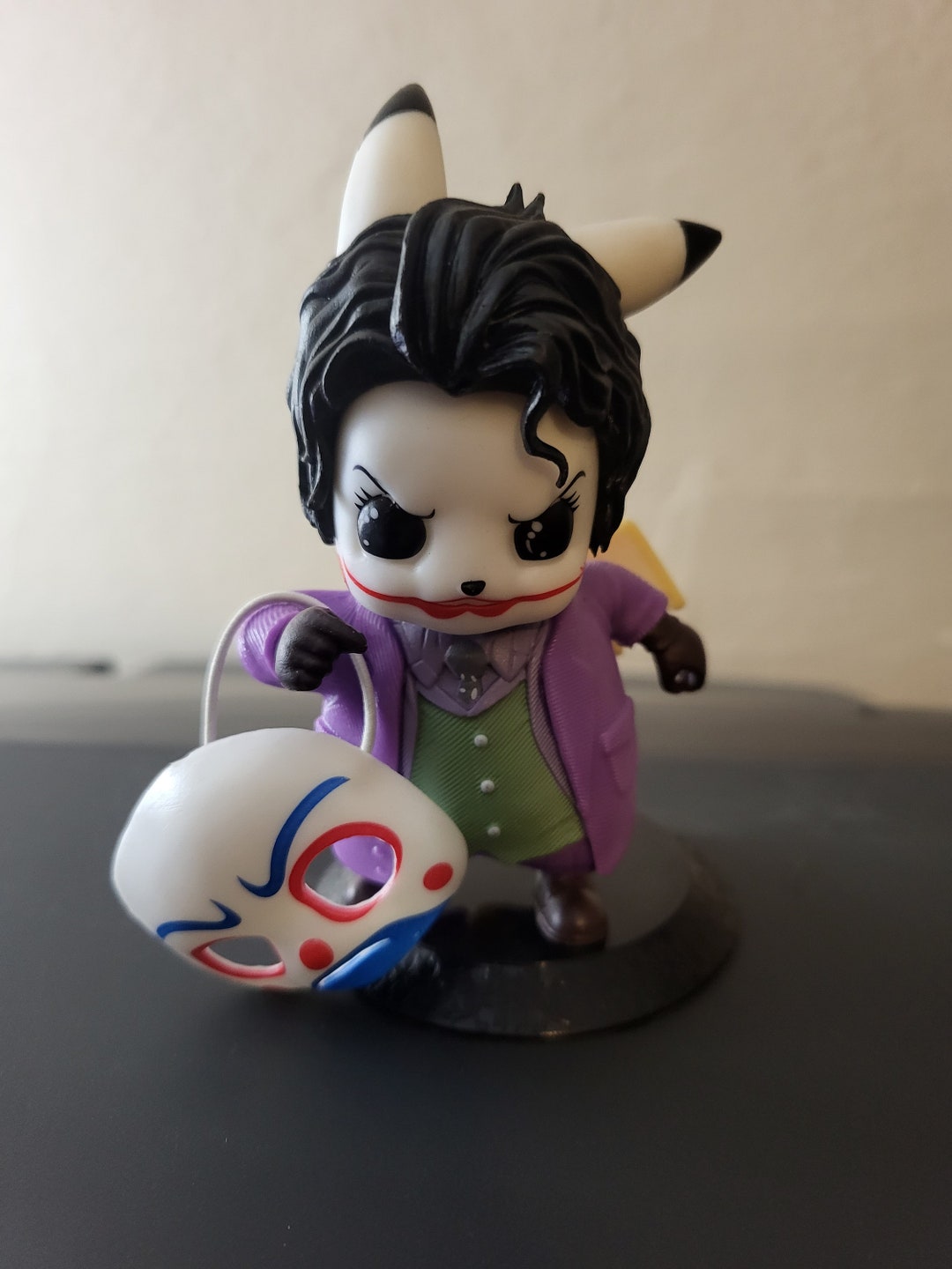 Pikachu Joker Resin Figure - Etsy