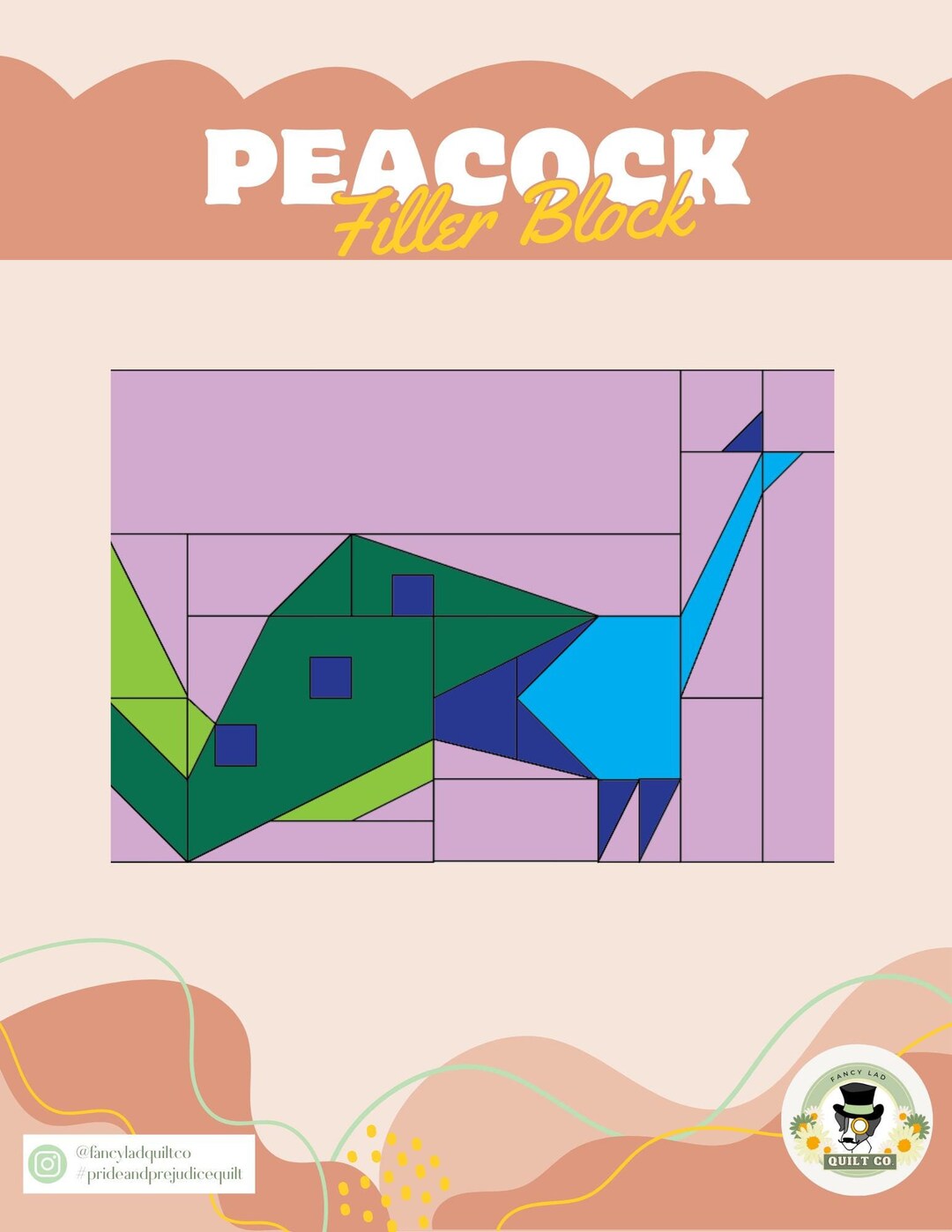 Peacock and Carriage Blocks - Etsy