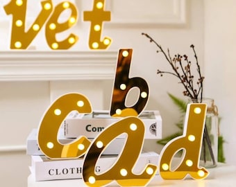 Light up Wedding Letters - Etsy