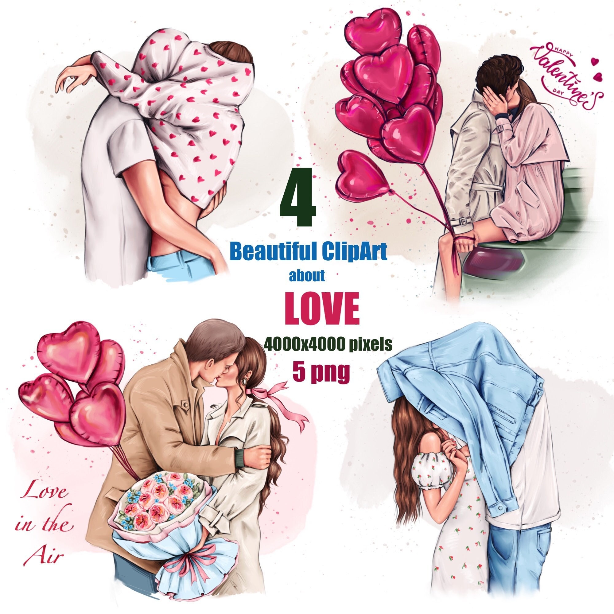 Valentines Day Clipart, Love PNG, Valentine PNG, Heart Clipart ...