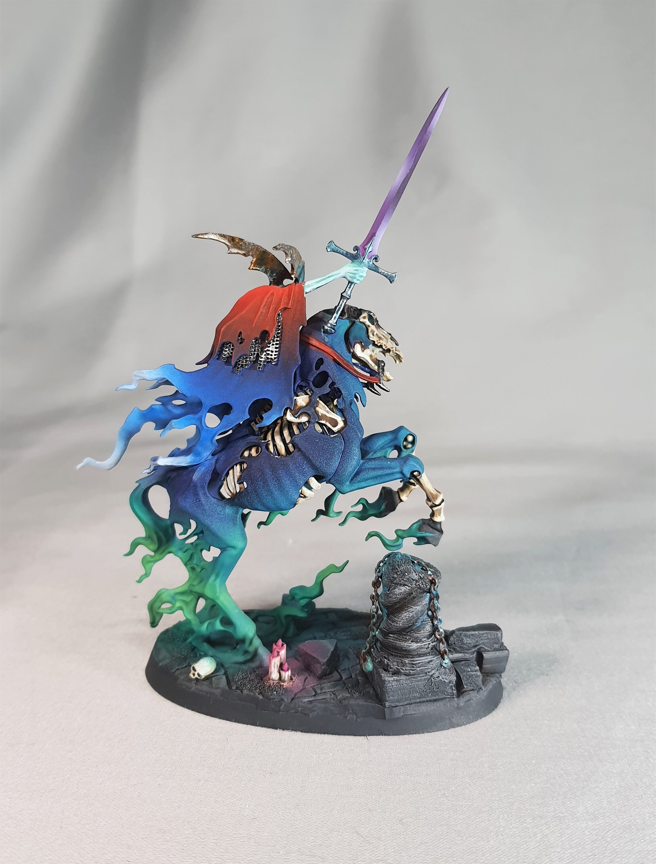 Knight of Shrounds on Ethereal Steed Painted Original Miniature ...