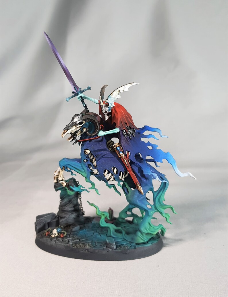 Knight of Shrounds on Ethereal Steed Painted Original Miniature ...