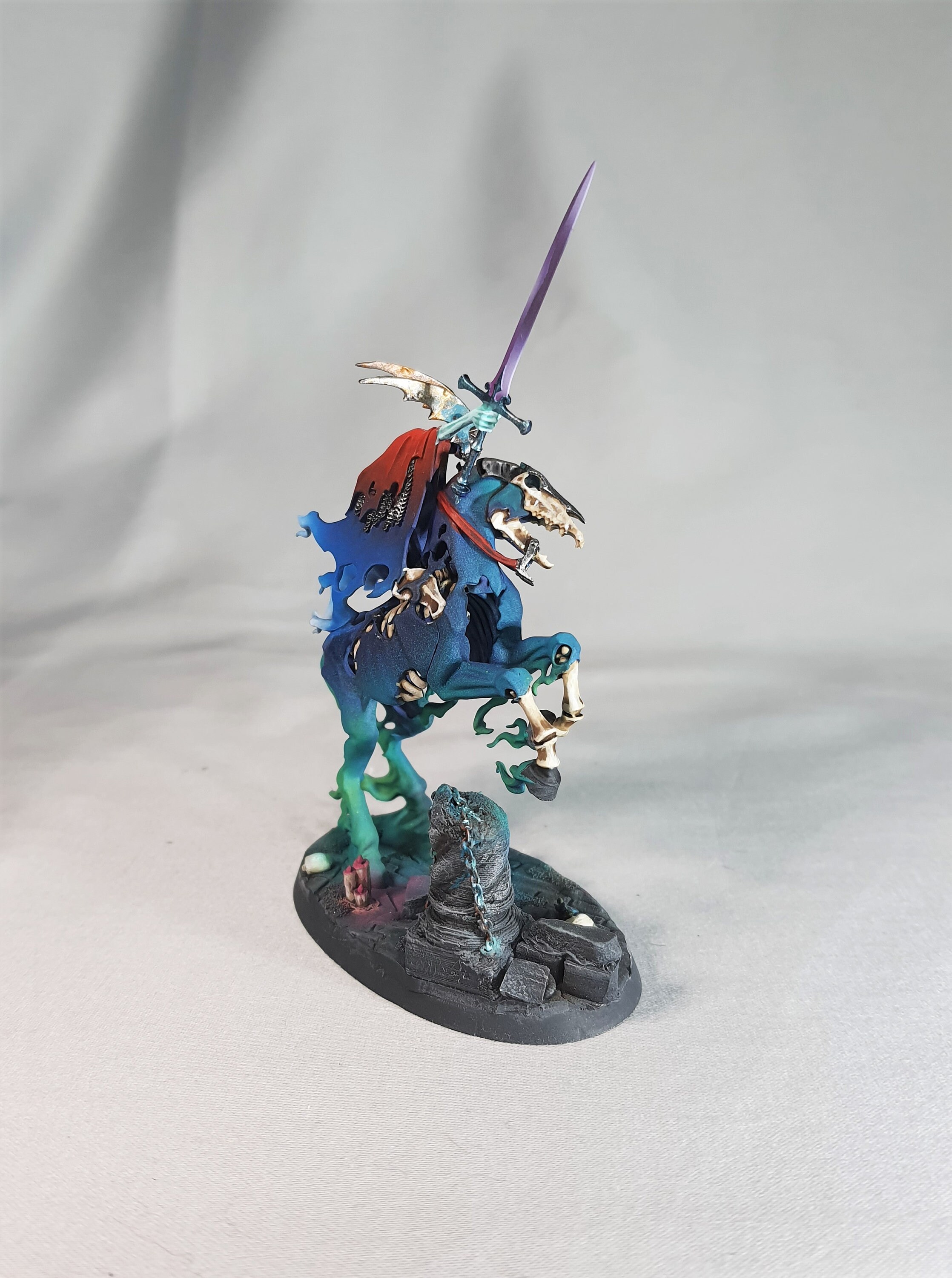 Knight of Shrounds on Ethereal Steed Painted Original Miniature ...